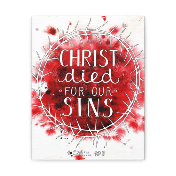 Express Your Love Gifts | Art | Scripture Sign Christ Died For Our Sins ...